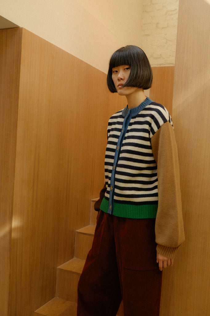 Eval Cardigan Cornwall Stripe – LF Markey - AU